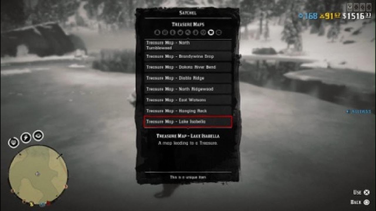 Red Dead Redemption 2 Lake Isabella Treasure Map YouTube red-dead-redemption-2-lake-isabella-treasure-map-youtube