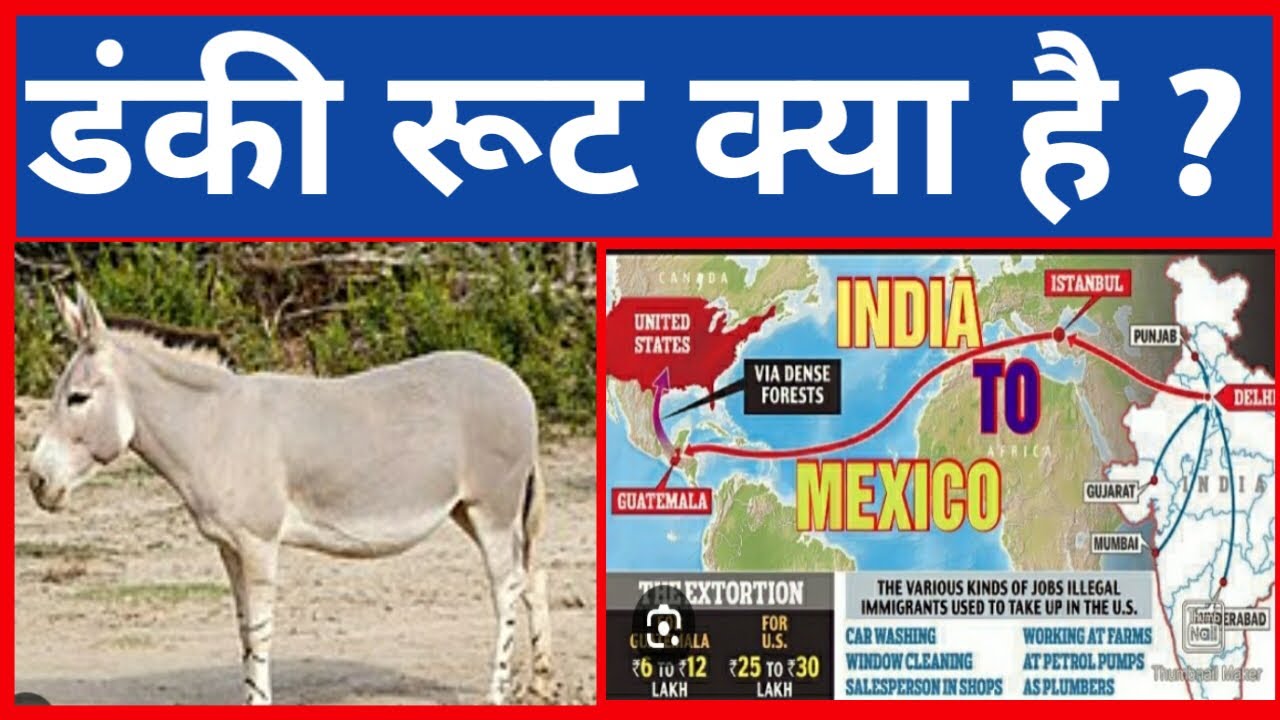 डंकी रूट क्या है ।। what is donkey route ।। - YouTube