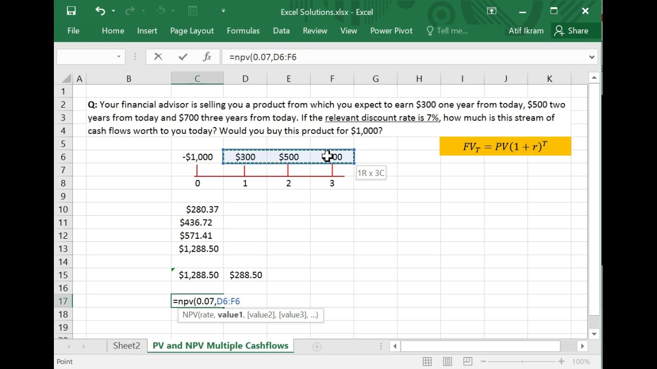 How To Calculate Present Value PV And Net Present Value NPV In MS how-to-calculate-present-value-pv-and-net-present-value-npv-in-ms