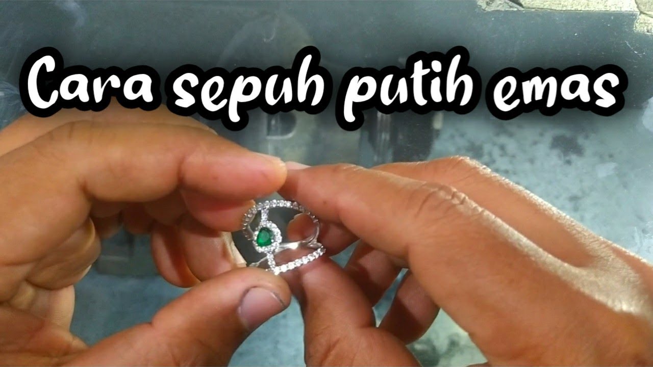 CARA SEPUH PUTIH EMAS // gold white gilding - YouTube