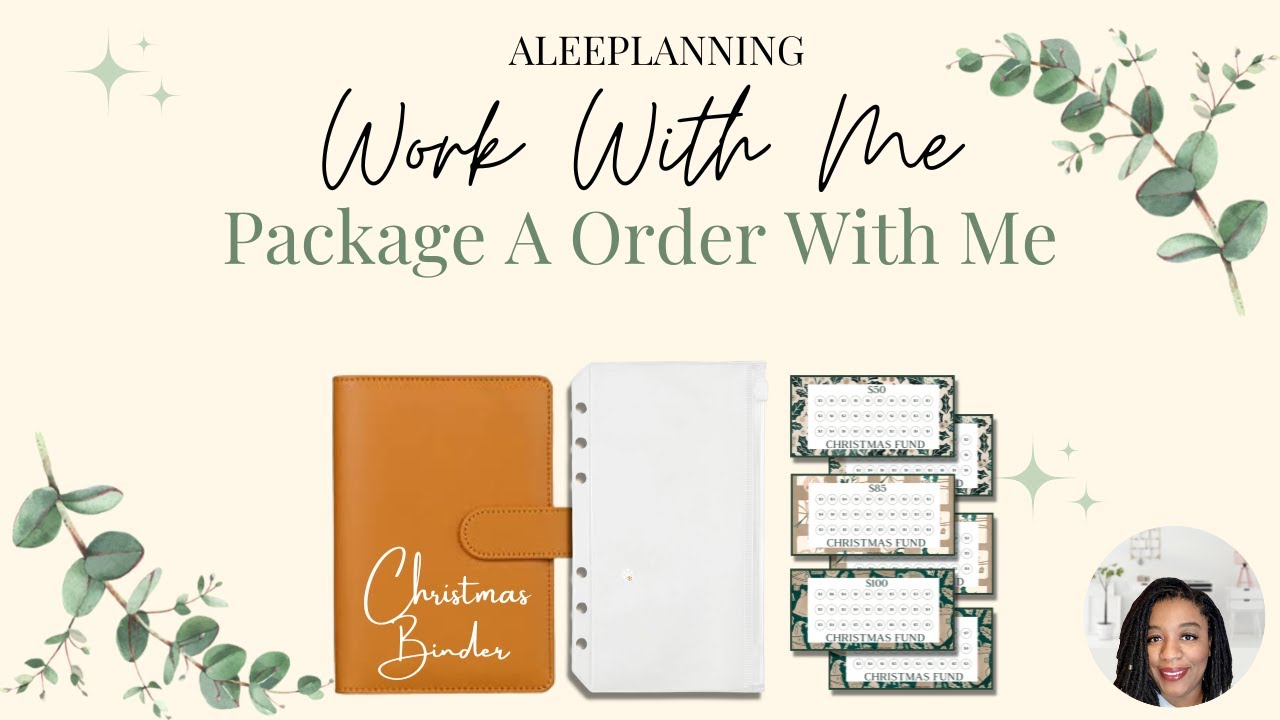 Package A Order| Christmas Savings Binder Order| Work With Me ...