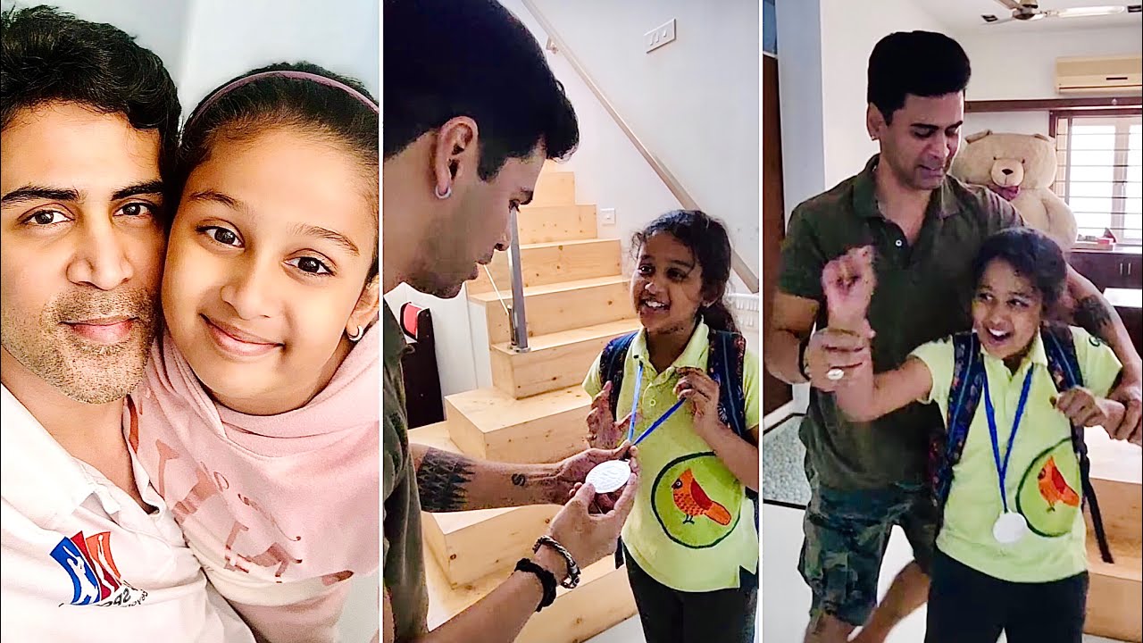 மகளின் Medal-லை பார்த்து சந்தோஷத்தில் பூரித்துப்போன Singer Krish🥇💖 ...