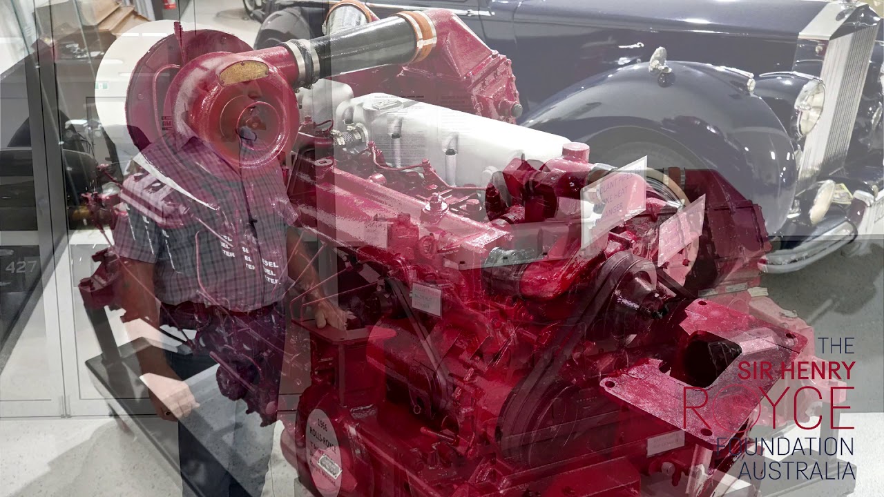 SHRF - Rolls-Royce C Series Diesel Marine Engine - YouTube