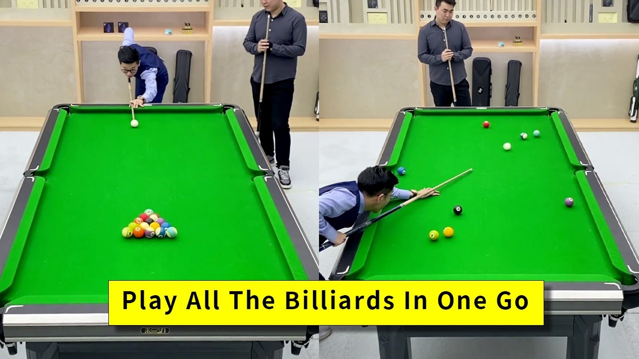 Play All The Billiards In One Go - YouTube