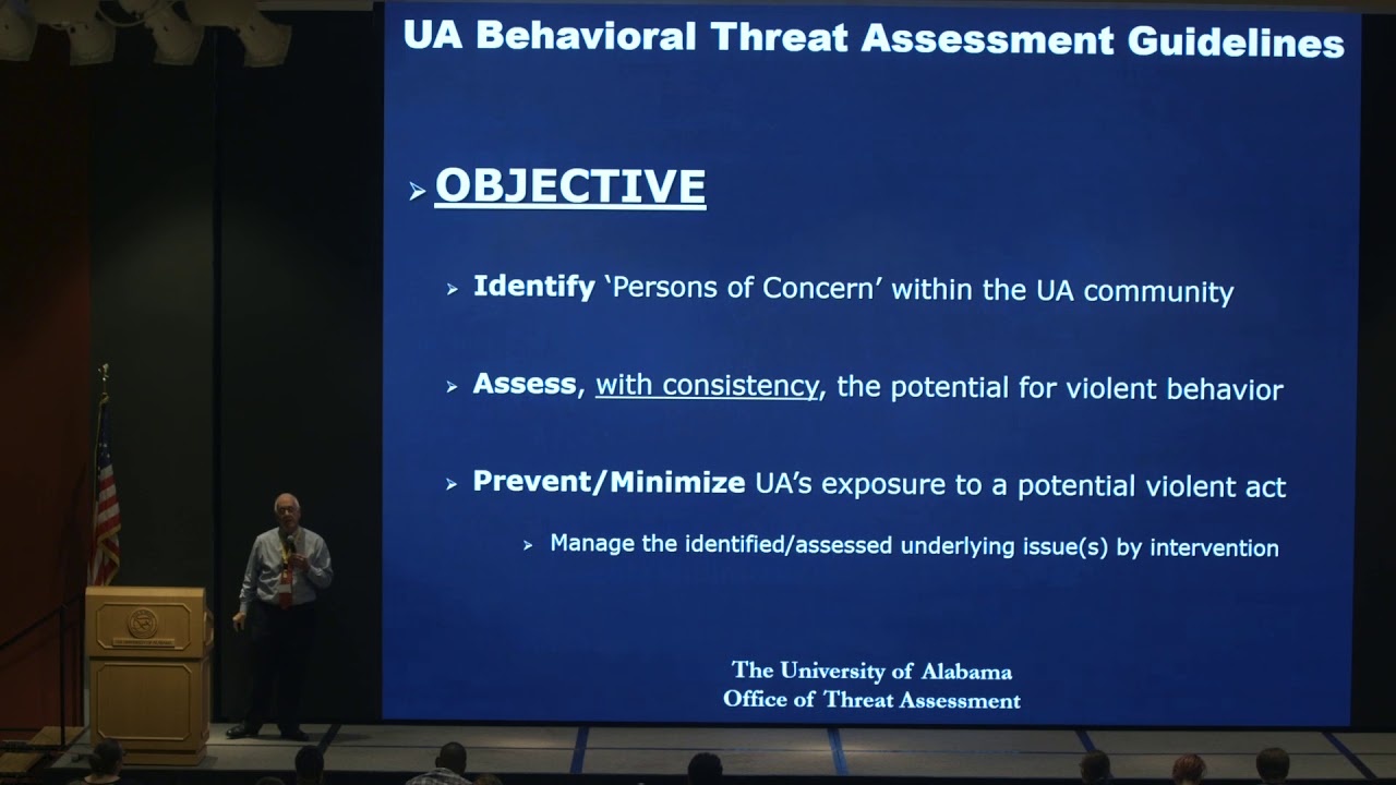 2018GTA Behavioral Threat Assessment at UA - YouTube
