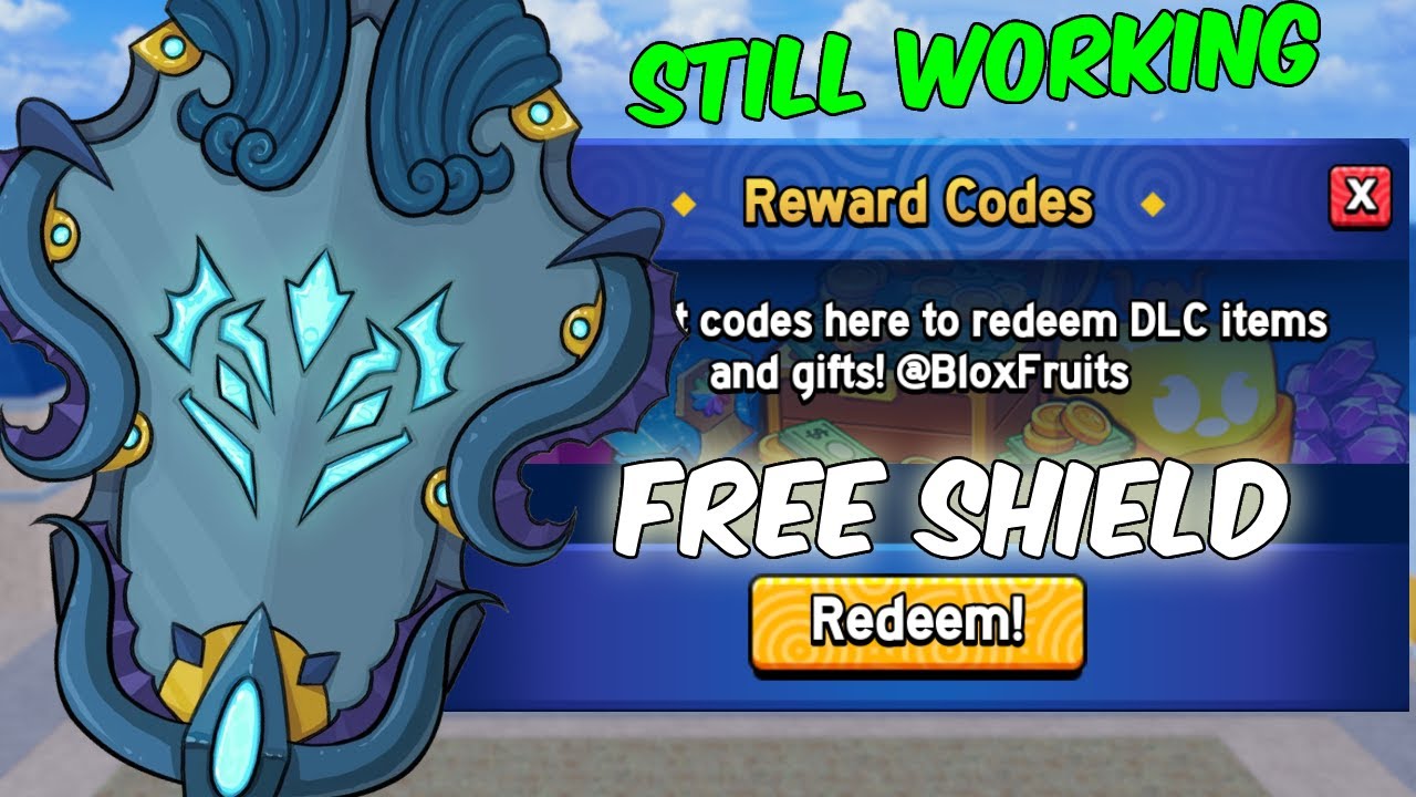 LEVIATHAN SHIELD CODE BLOX FRUITS ROBLOX - YouTube