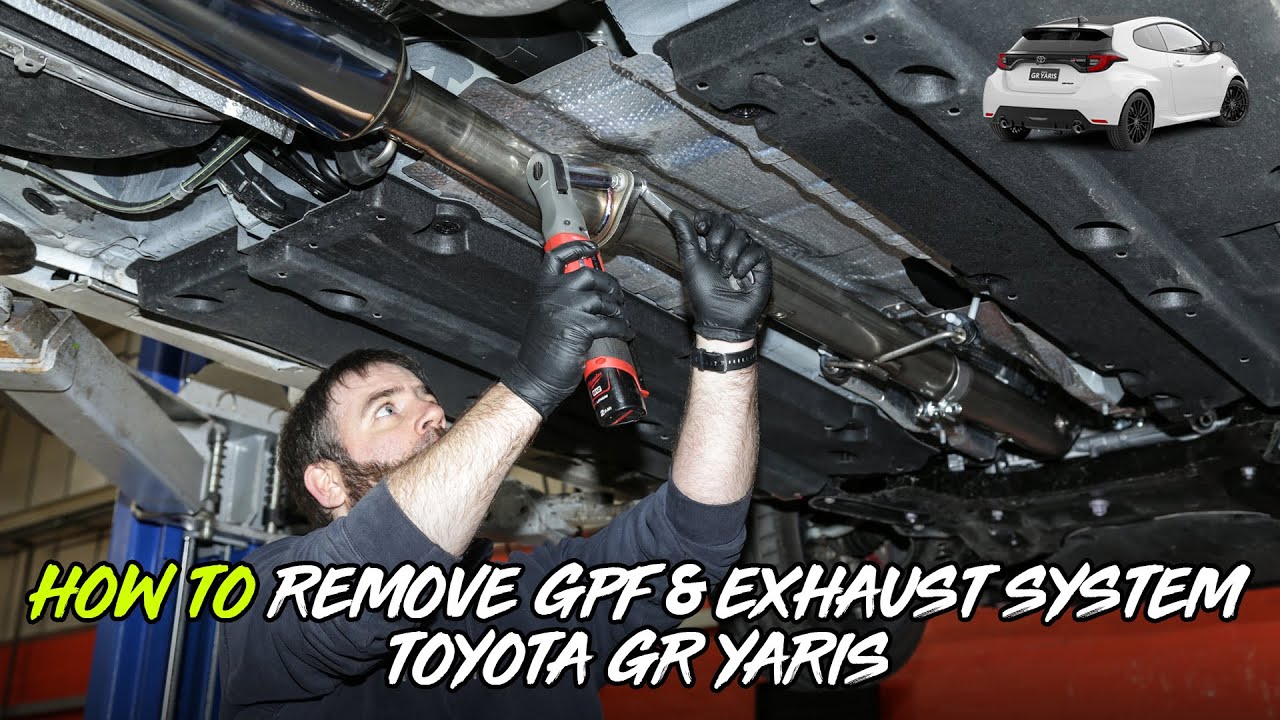 'How To' Remove GR Yaris GPF & Exhaust System! (Scorpion GPF-Delete ...