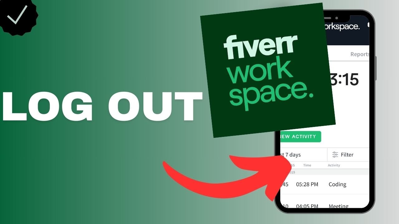 How to log out from the Fiverr Workspace app? - YouTube