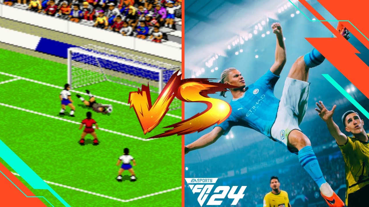 FiFA soccer game graphics comparison PART 1 - YouTube