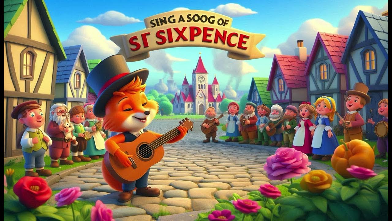 Sing a Song of Sixpence | Nursery Rhymes & Kids Songs - YouTube