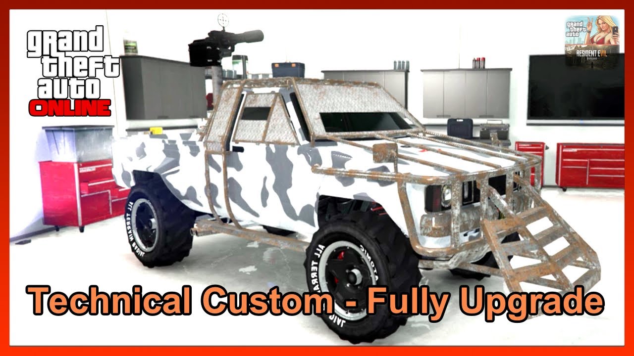 GTA Online - Karim Rebel [Technical Custom] - Fully Upgraded ...