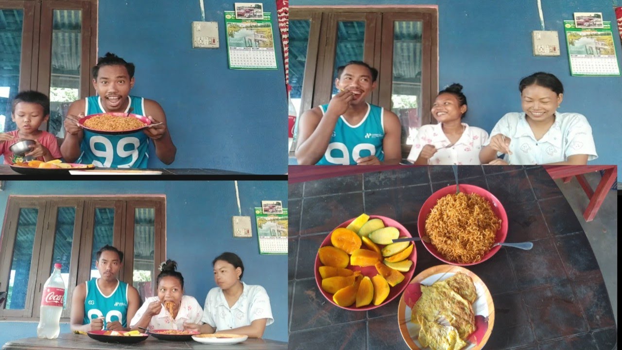 FIRST TIME MUKBANG VIDEO DIDI RA BUNU SANG MANG & RAMAIN NOODLES 🍜 ...