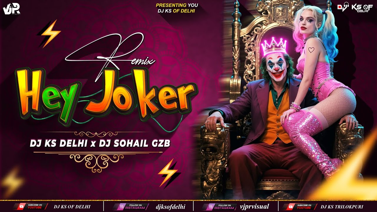 Hey Joker Dj Remix | Powerfull Humming Bass Mix | Dj Sohail Gzb x Dj Ks ...