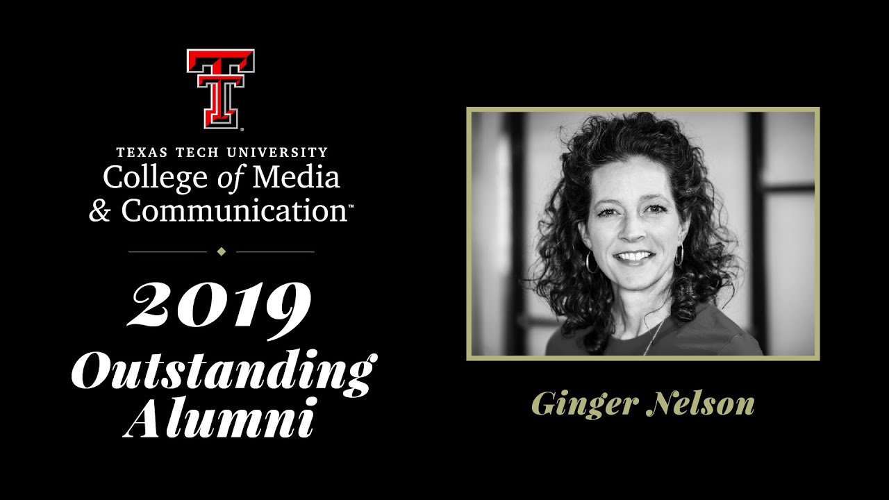 2019 Outstanding Alumni Award Recipient–Ginger Nelson - YouTube