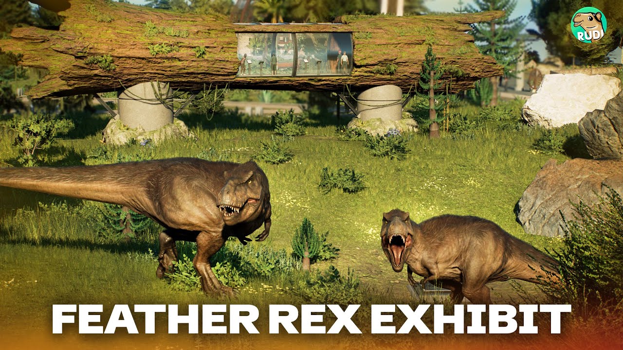 Feathery REX for the FINAL Exhibit - Feather Island Speedbuild - YouTube
