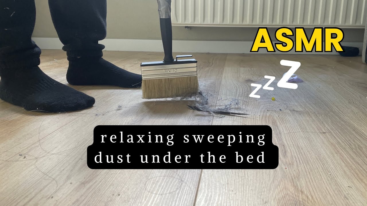 So satisfying sweeping dust & debris accumulated underneath the bed ...