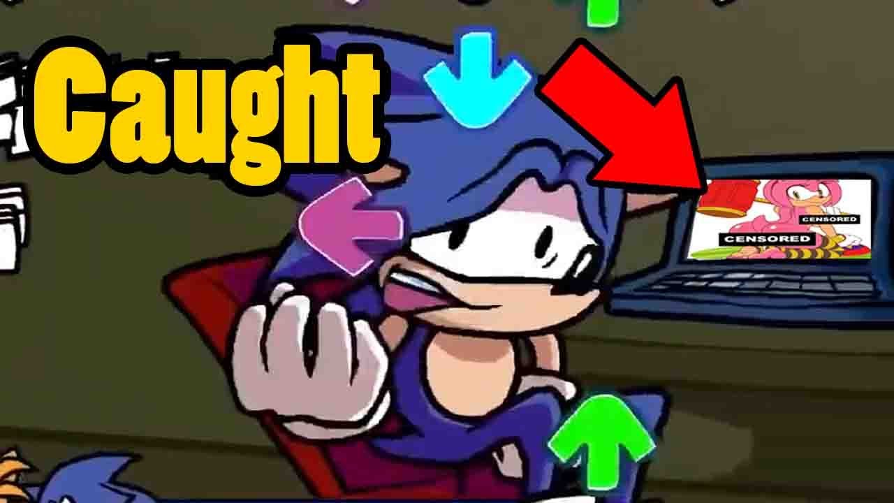 Hey Sonic what's up, OH GOD WHAT ARE YOU DOING! but Naked Amy Rose (FNF ...