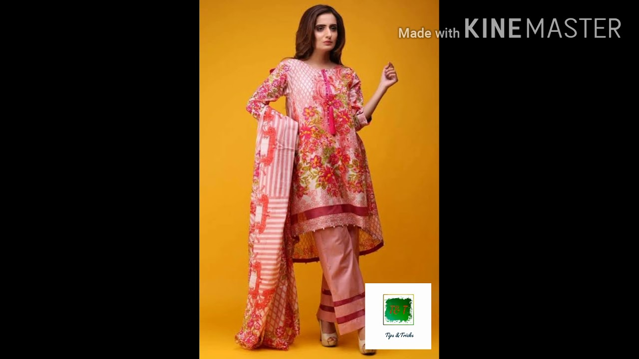 Lawn dress design/new summer collection in Pakistan - YouTube