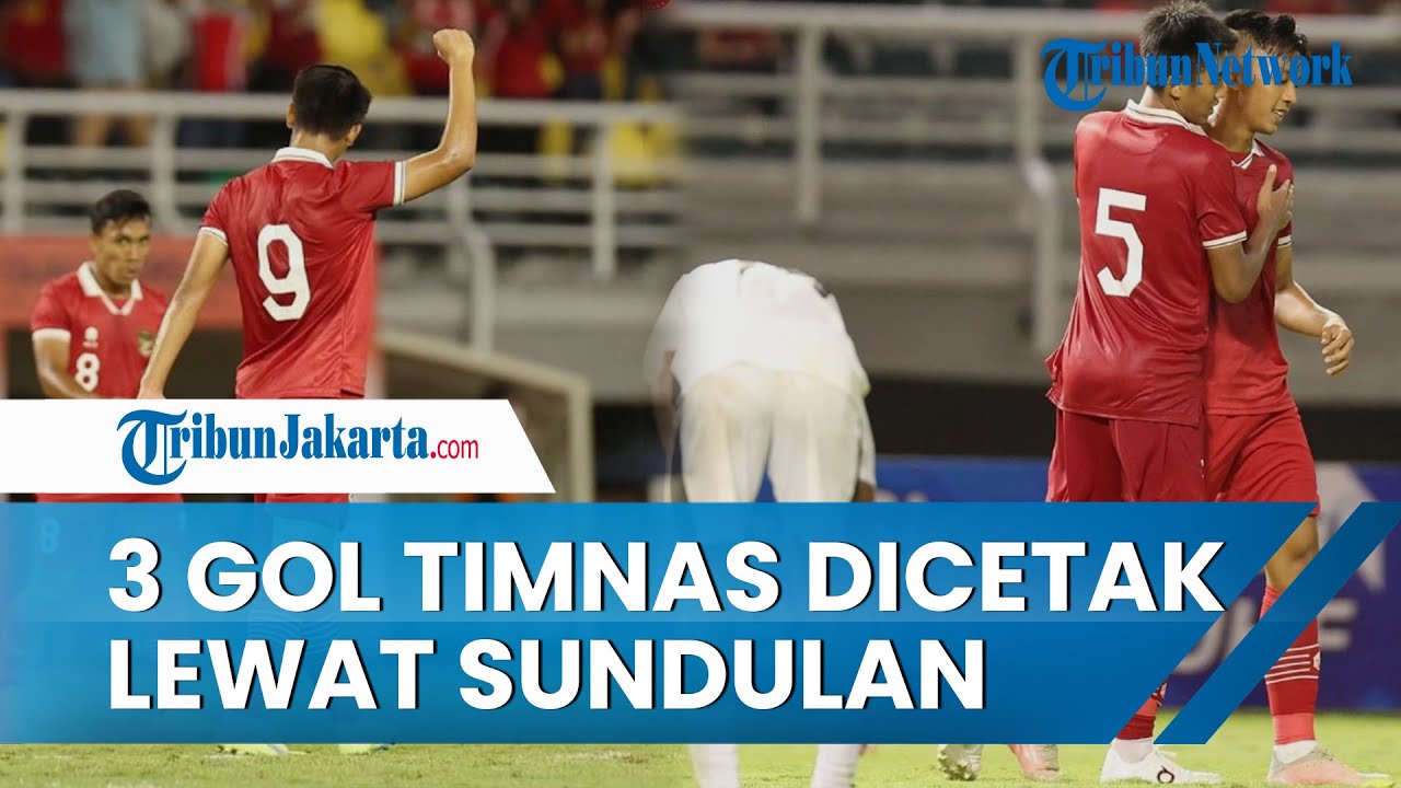 Umpan Lambung Timnas Indonesia Tundukkan Timor Leste 4-0, 3 Gol Dicetak Lewat Sundulan - YouTube