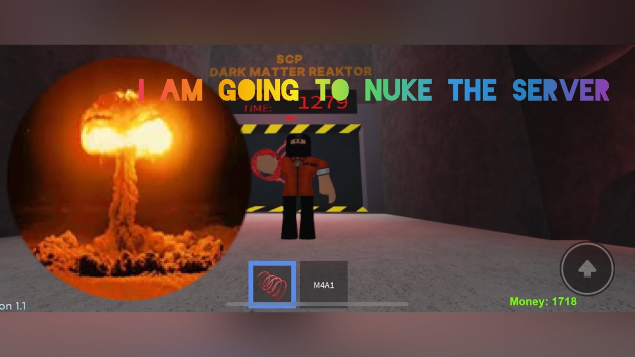 I am going to nuke the server on Roblox - YouTube