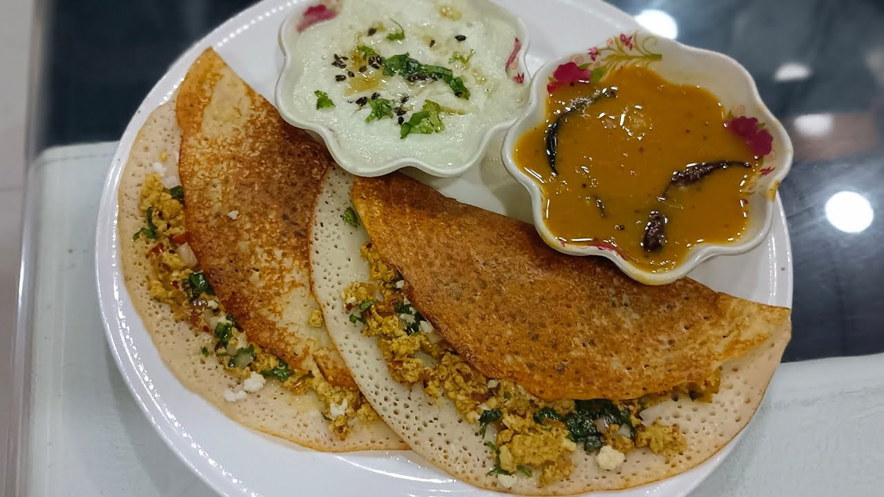 Paneer Dosa Recipe| Melting Cheese Dosa| How to make Paneer Dosa at ...