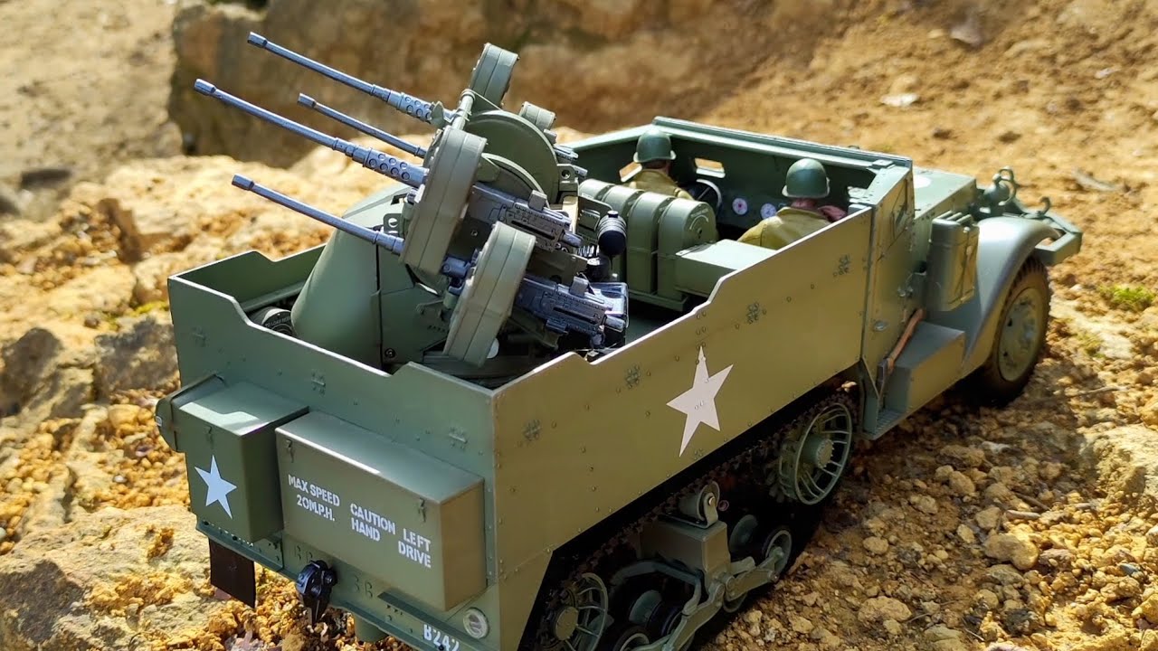 Torro | 1/16 RC M16 Half-track - YouTube