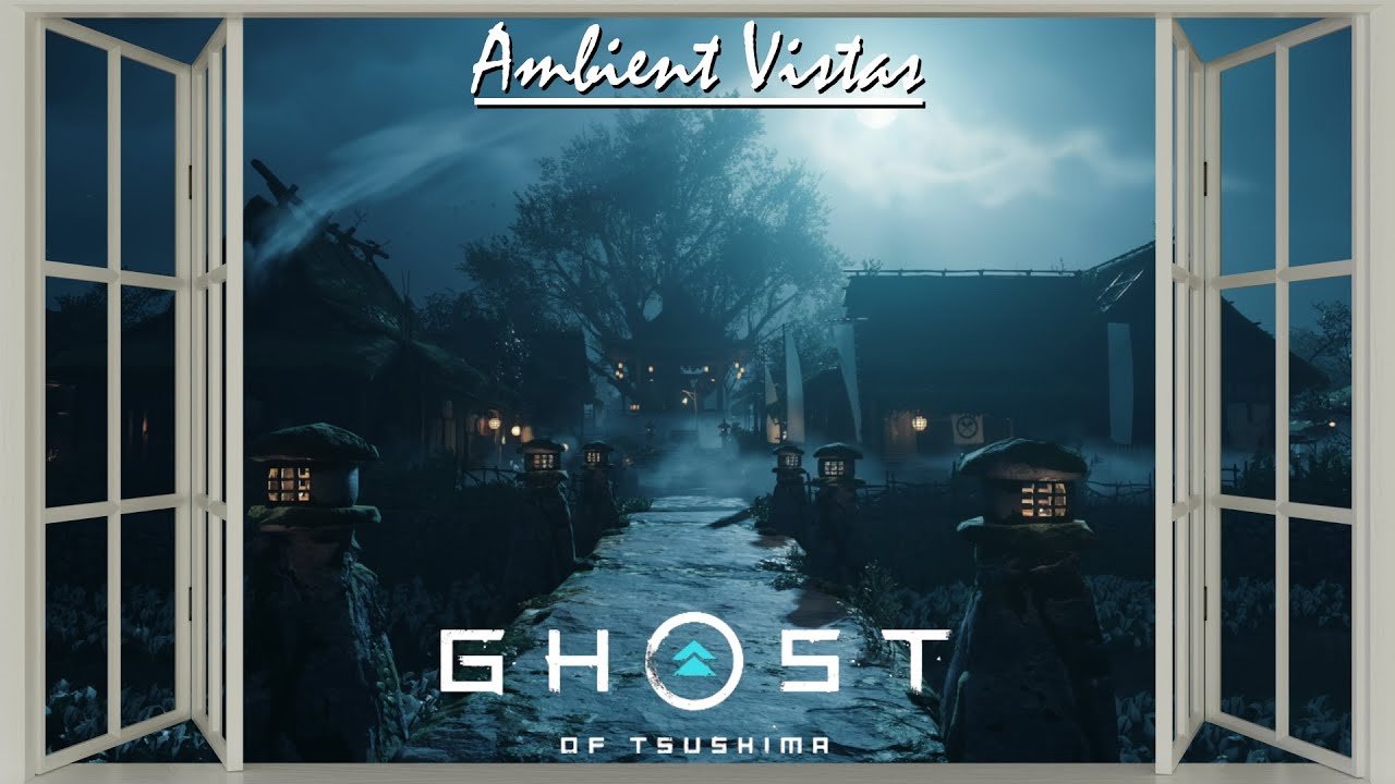 Akashima Village, Peaceful Nighttime Ambience - Ghost of Tsushima ...