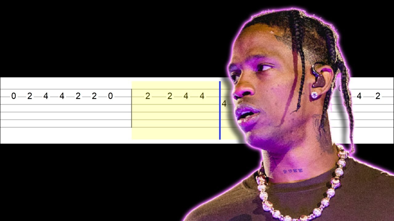 Travis Scott - SDP Interlude (Easy Guitar Tabs Tutorial) - YouTube