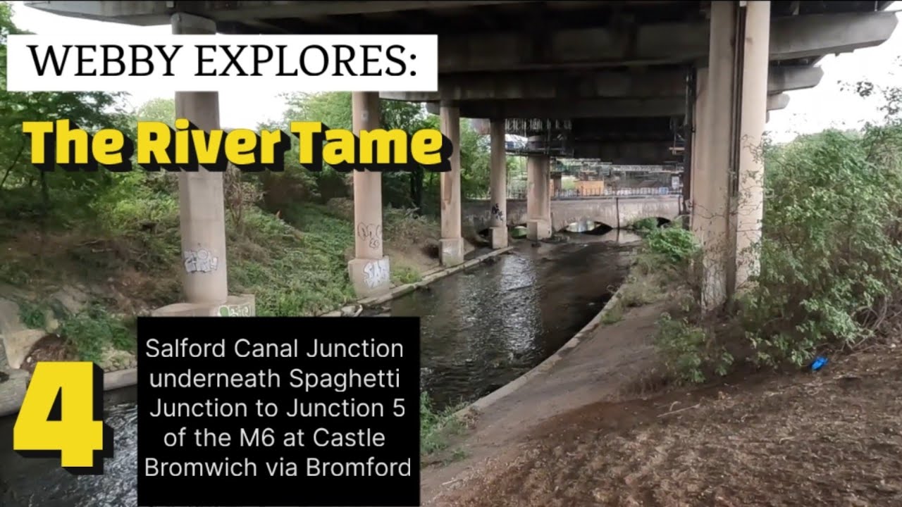 WEBBY EXPLORES: The River Tame 4, Salford Junction to M6, Junction 5 ...