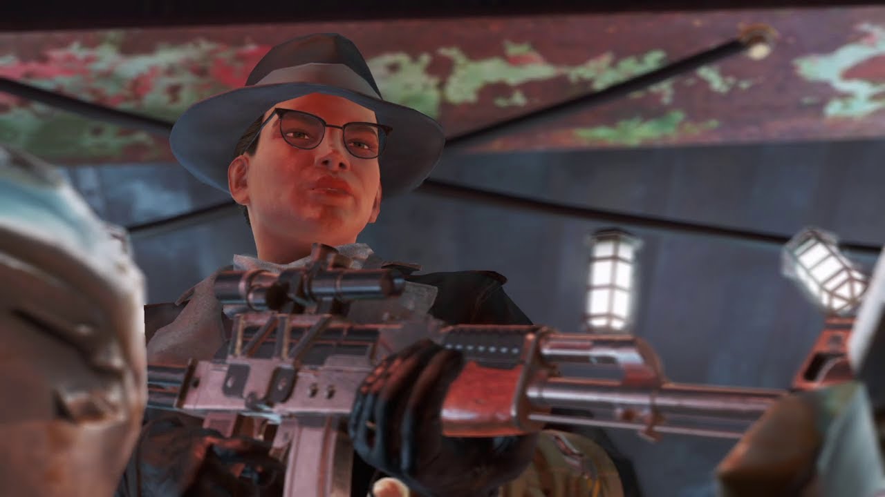 Fallout 4 - Silver Shroud Quest Line Survival - YouTube