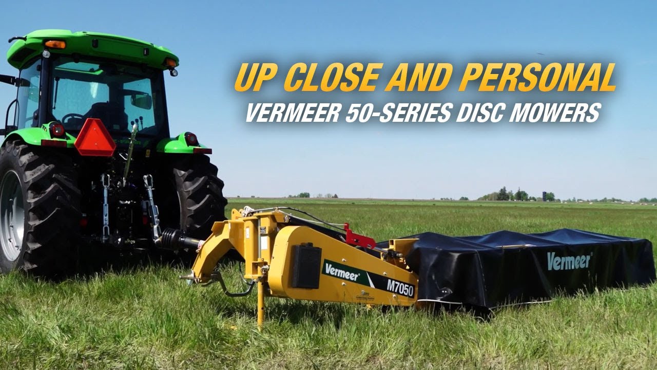 A closer look at 50-series disc mowers | Vermeer - YouTube