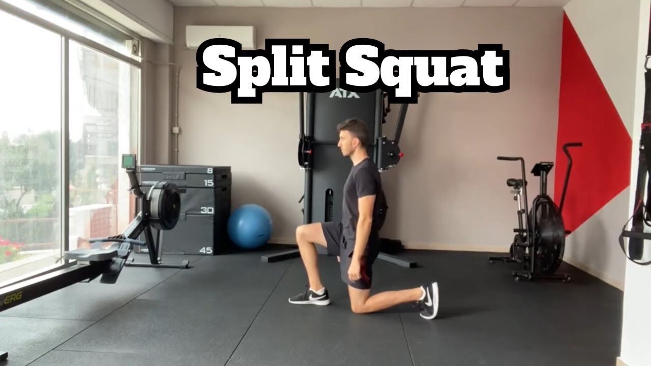 Come eseguire uno Split Squat - YouTube