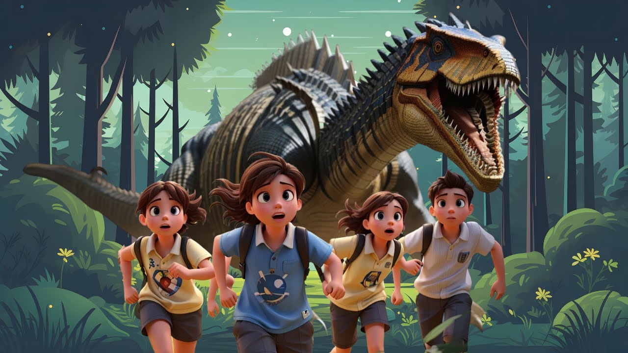 Dinosaur Chase - Jurassic World Encounter | Dino Attack Story presented ...
