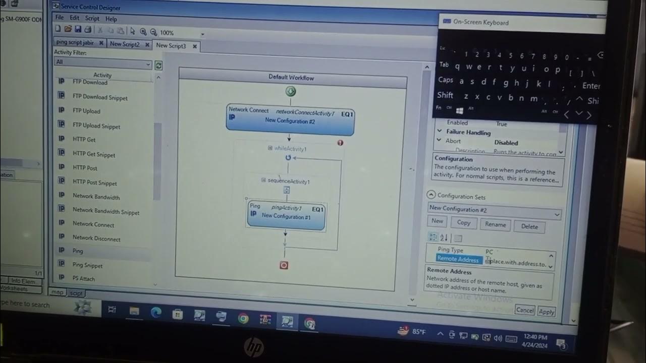 How to make ping script in TEMS investigation - YouTube