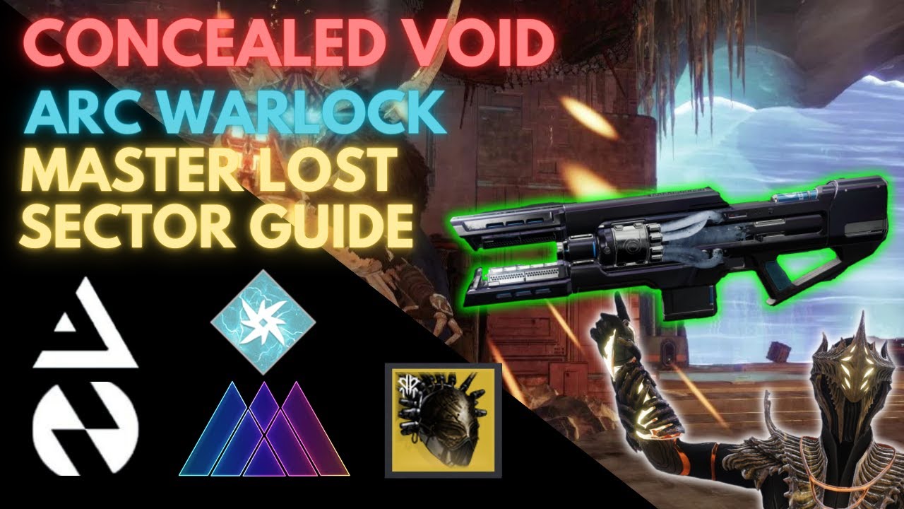Solo Concealed Void - Arc Warlock Master Lost Sector Flawless w/ Coldheart - YouTube