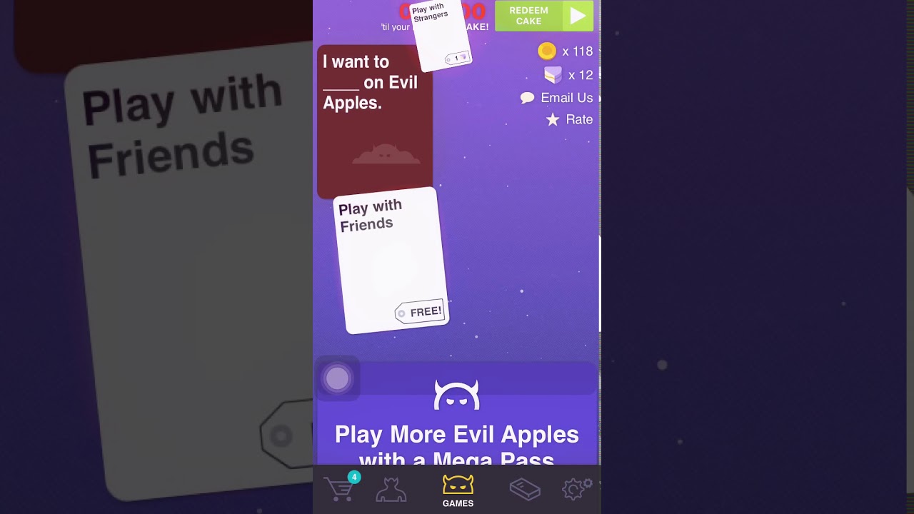 Evil apples game play on iOS - YouTube