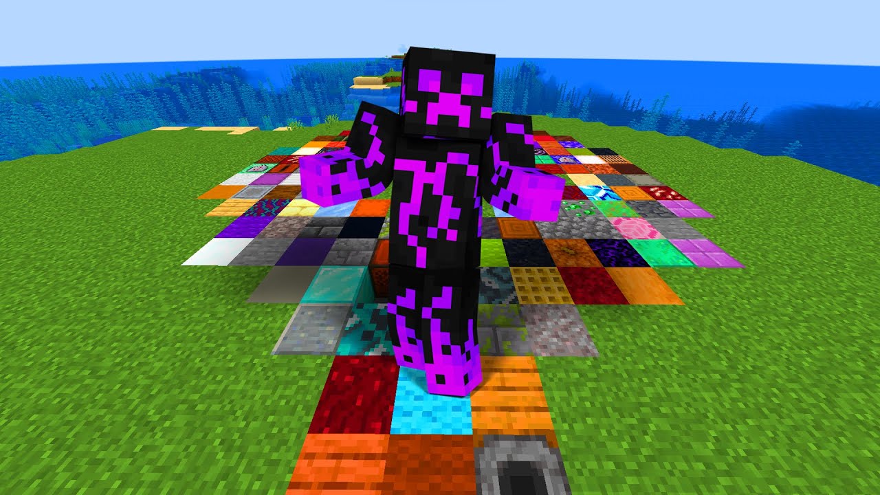 Minecraft But Random Blocks Spawn - YouTube