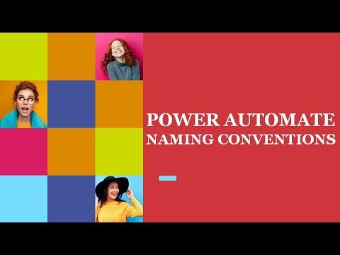 Power Automate Naming Conventions - YouTube