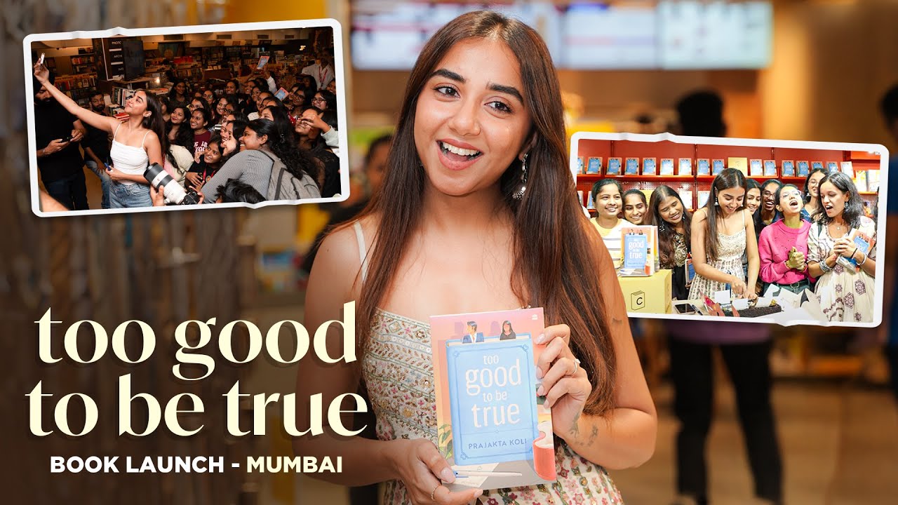 Too Good To Be True Book Launch in Mumbai | Book Tour @MostlySane - YouTube
