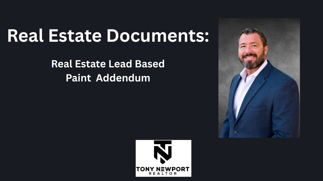Real Estate Lead Based Paint Addendum for Arizona - YouTube