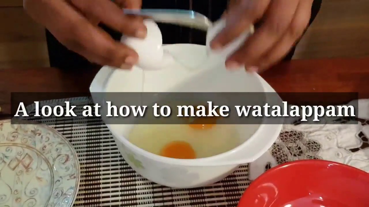 How to make Wattalapam - YouTube
