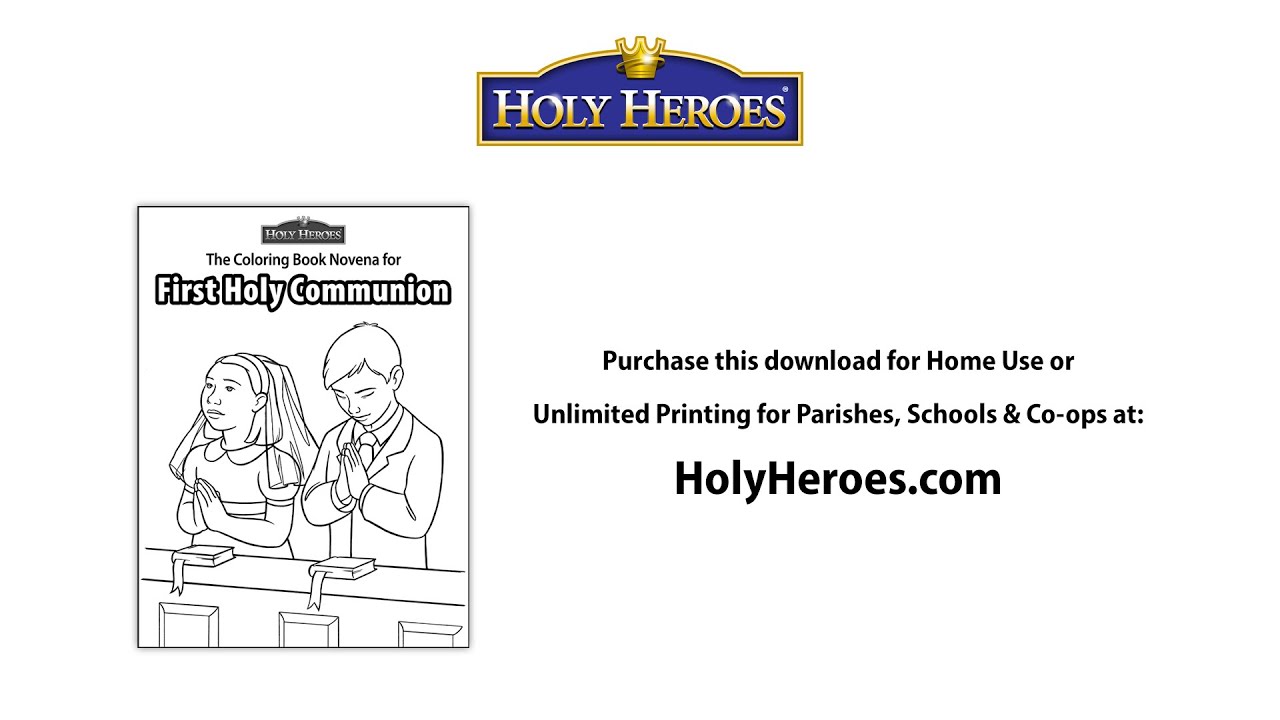 A Novena for First Holy Communion - YouTube