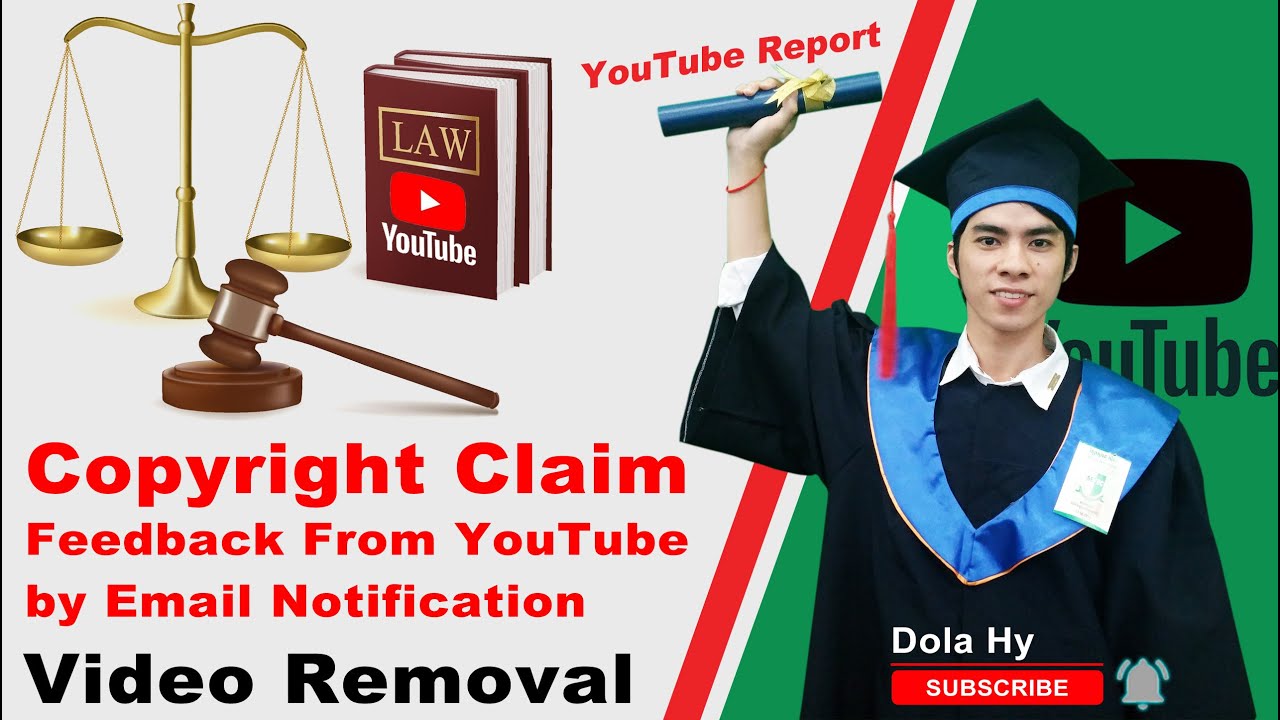 Copyright Claim Feedback From YouTube by Email Notification - YouTube