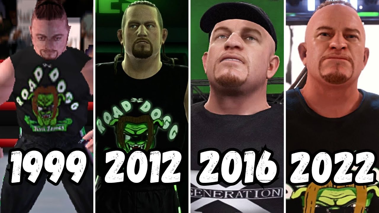 Evolution of Road Dogg Entrance 1999-2022 - WWE Games - YouTube
