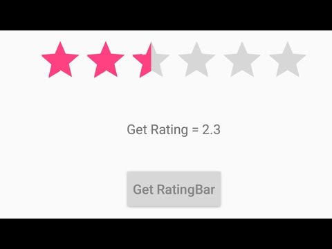 How to Create Rating Bar in Android Studio | RatingBar | Android gyan ...