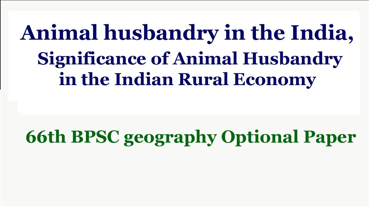 Significance Of Animal Husbandry In Indian Rural Economy role Of significance-of-animal-husbandry-in-indian-rural-economy-role-of
