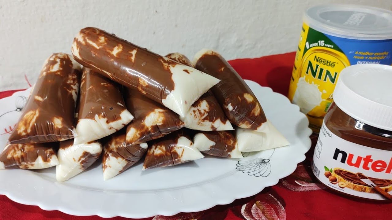 PICOLÉ GOURMET NINHO COM NUTELLA/CAMPEÃO DE VENDAS #picolé - YouTube