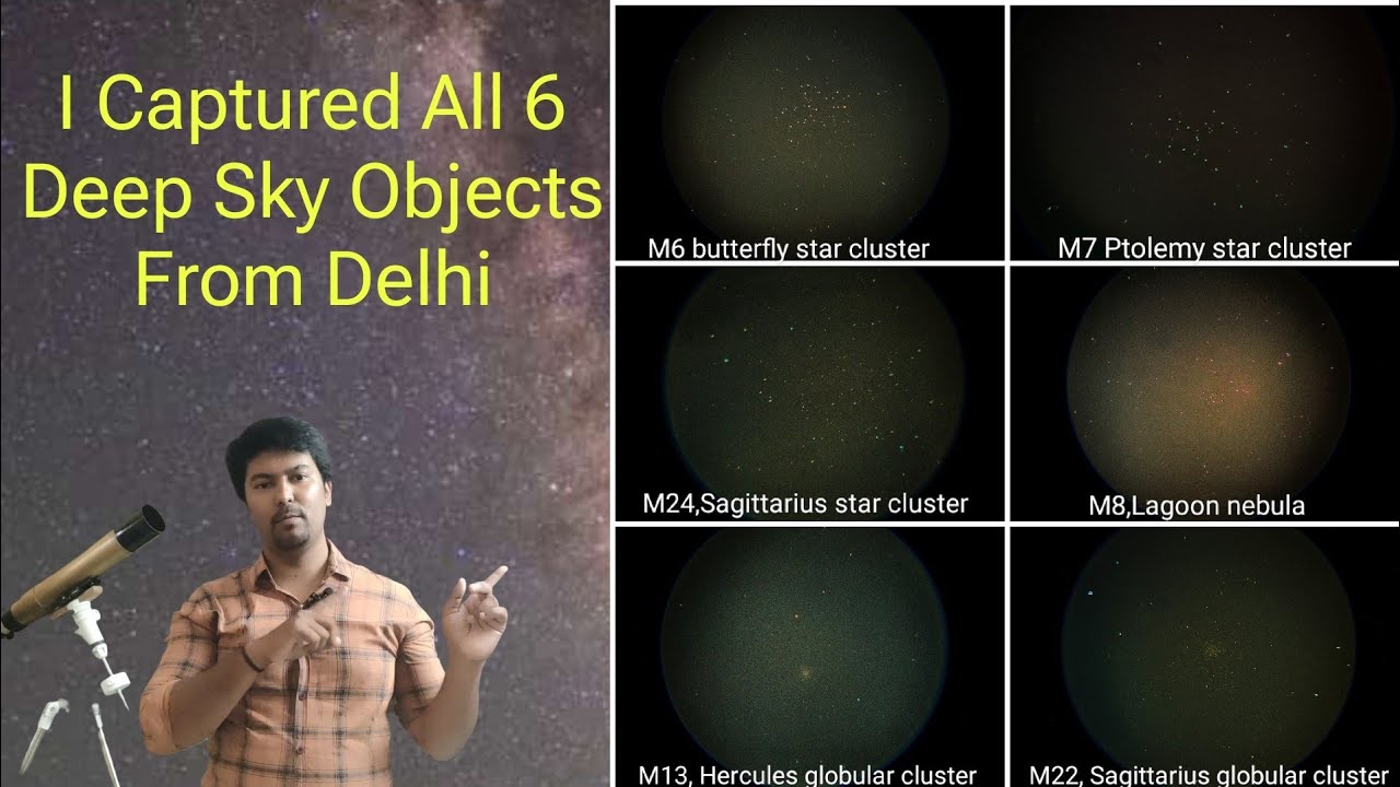 I captured six deep sky objects from Delhi. #astronomy #science - YouTube
