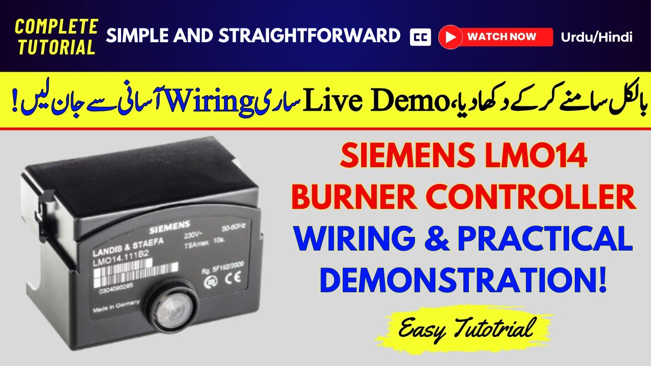 Siemens LMO14 Burner Controller: Wiring Tutorial & Live Demo | Facilitators Plus - YouTube