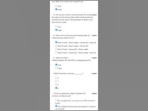NPTEL Information Security - 5 - Secure Systems Engineering : Week 6 Assignment Solution - YouTube
